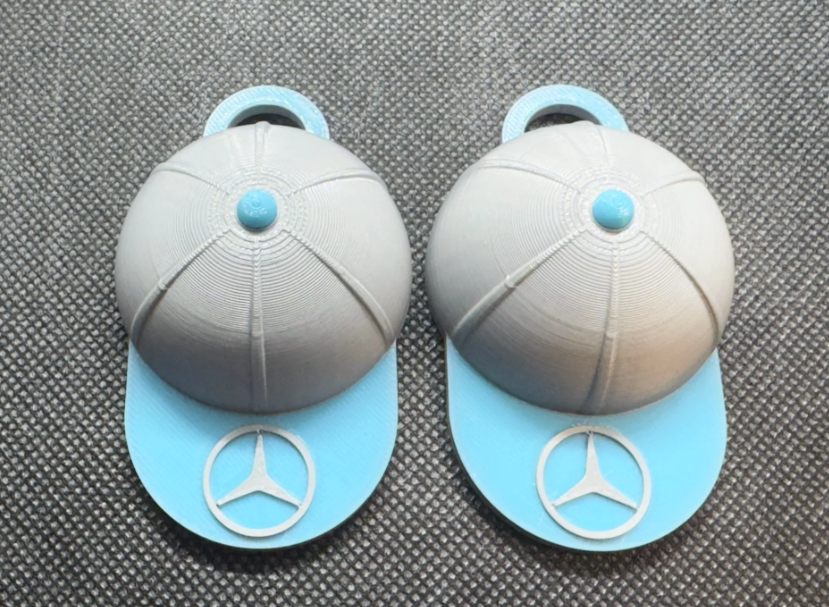 Mercedes Formula1 F1 Cap Keychain by Piotr Oleszczak | Download free ...