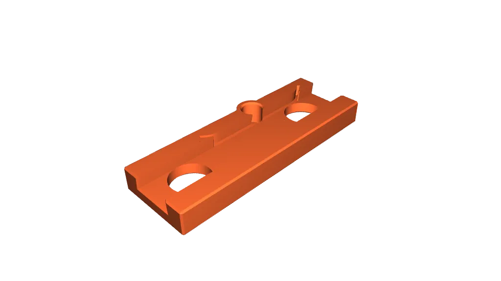 Low profile MFT end stop by Alan | Download free STL model | Printables.com