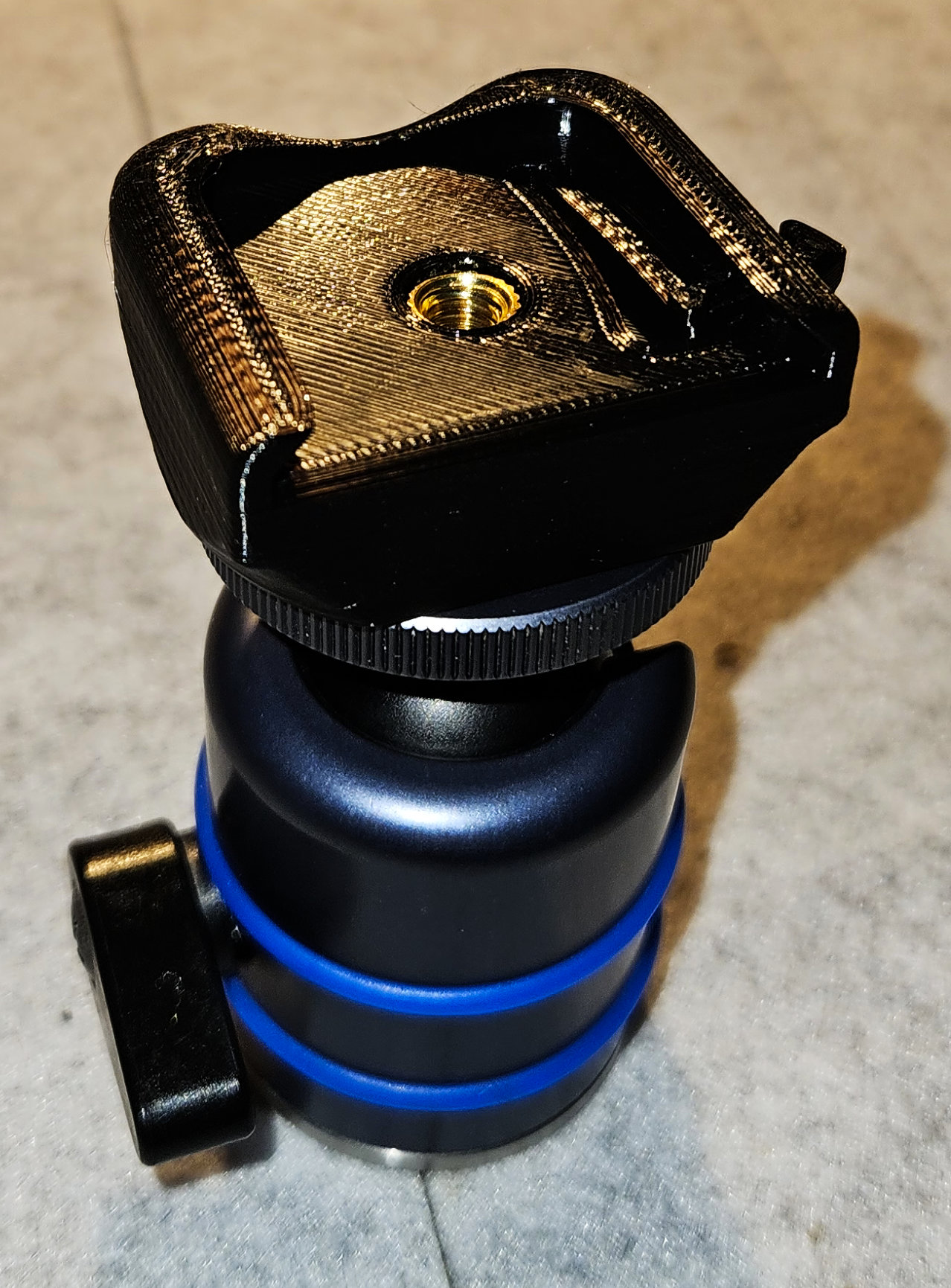 Tripod adapter for Peak Design plate -> 1/4" insert by Pintie ...