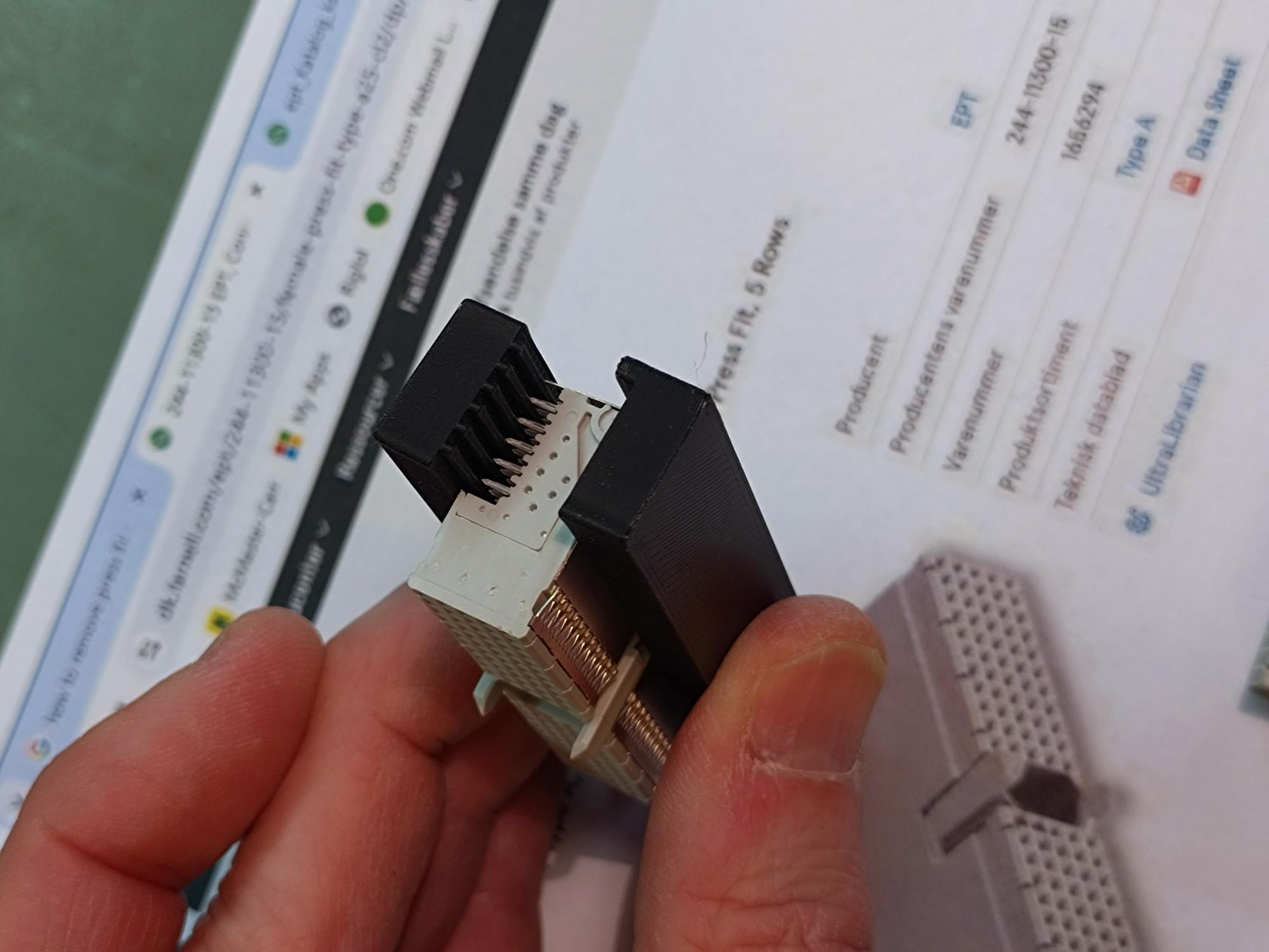 Press tool for PCB connector by Mads T | Download free STL model ...