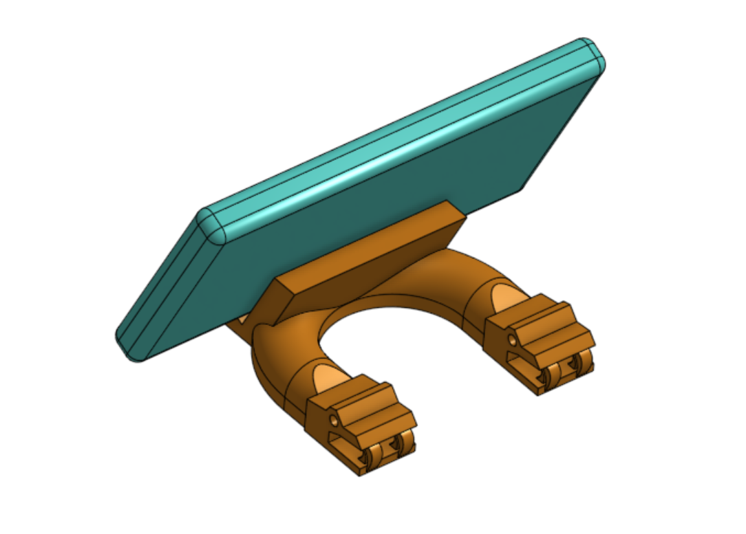 Angular Snake Head Phone Stand by Eli Smith | Download free STL model ...