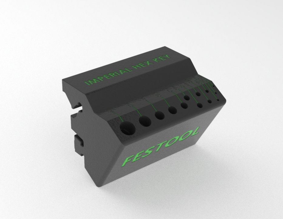 Festool MFT 3 Hex Key holder by Oscarlo53 | Download free STL model ...