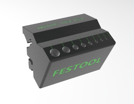 Festool MFT 3 Hex Key holder by Oscarlo53 | Download free STL model ...