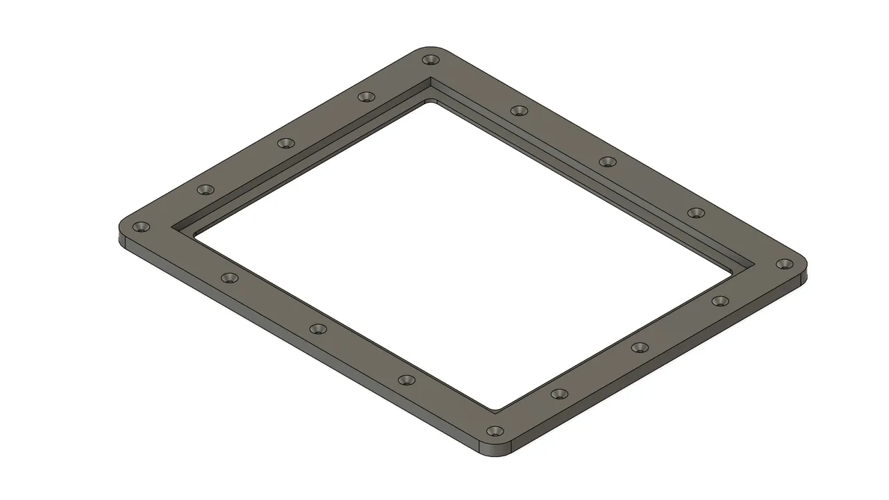 8x10 Glass Frame by Makers Corner | Download free STL model ...