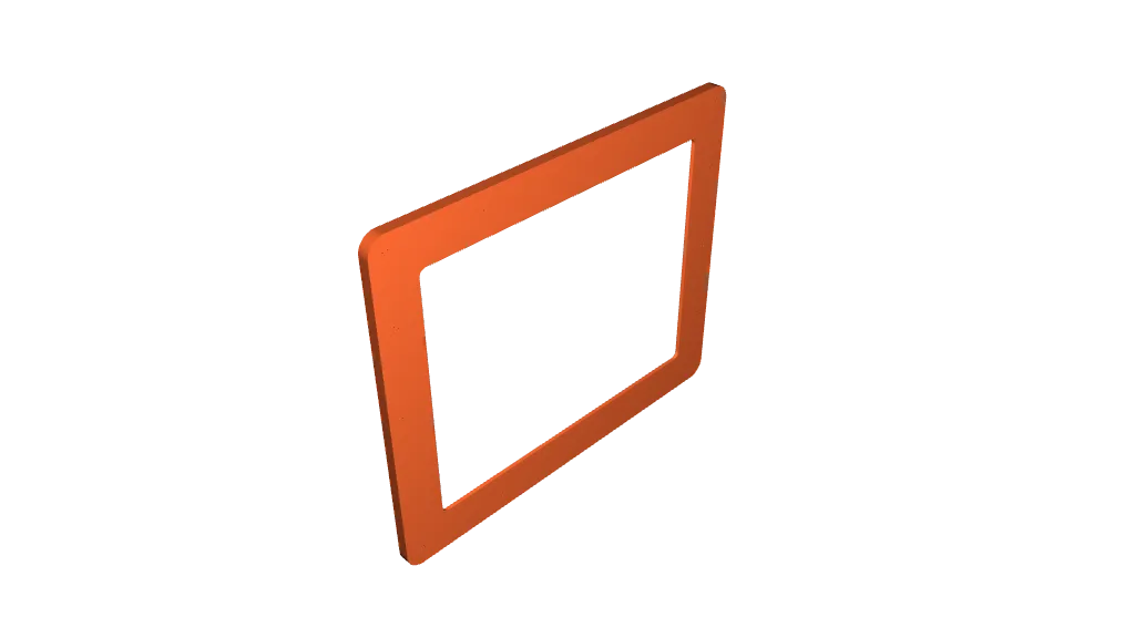 8x10 Glass Frame by Makers Corner | Download free STL model ...