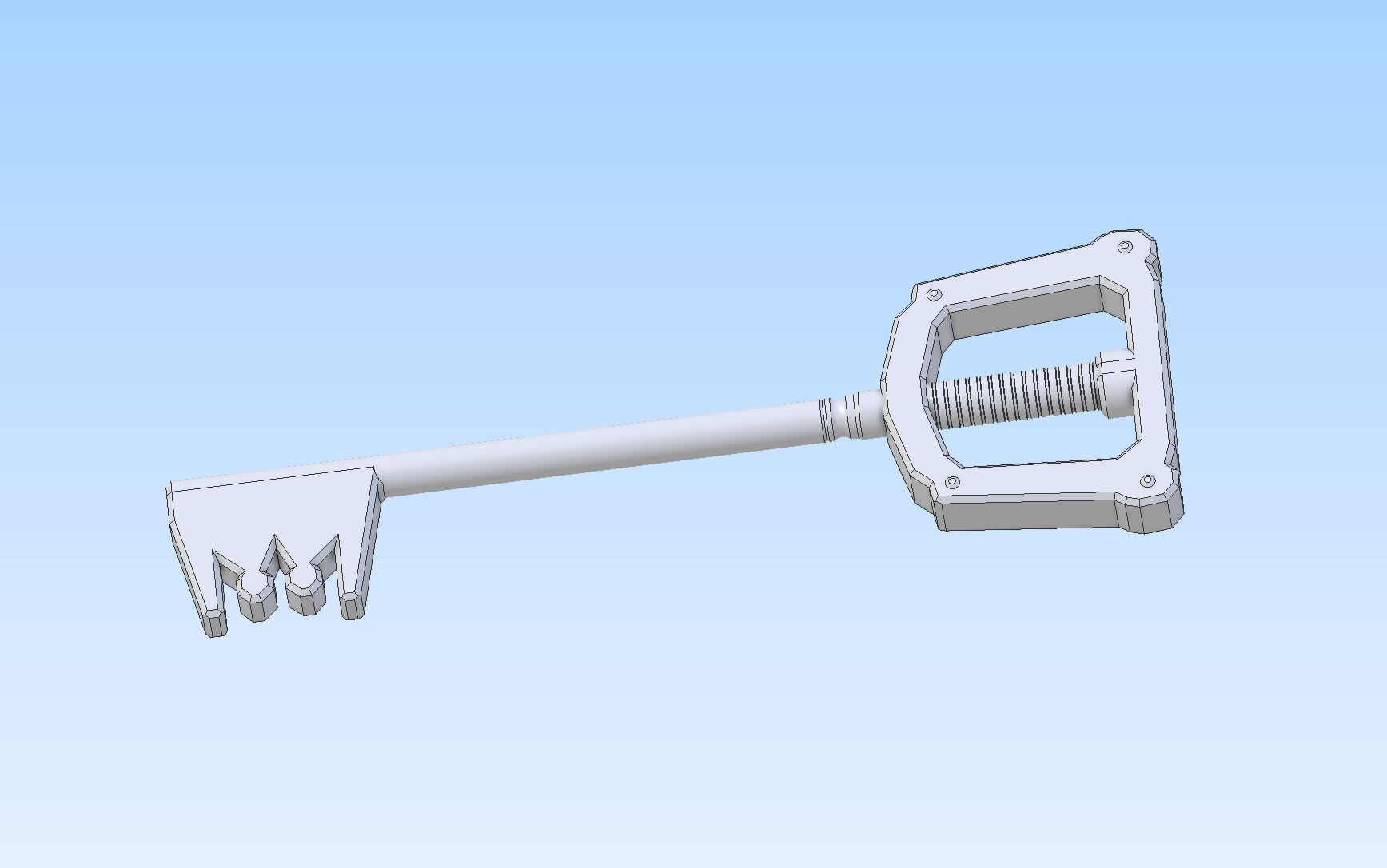 Kingdom Key Keyblade (cosplay) by BbxDesigns | Printables Store