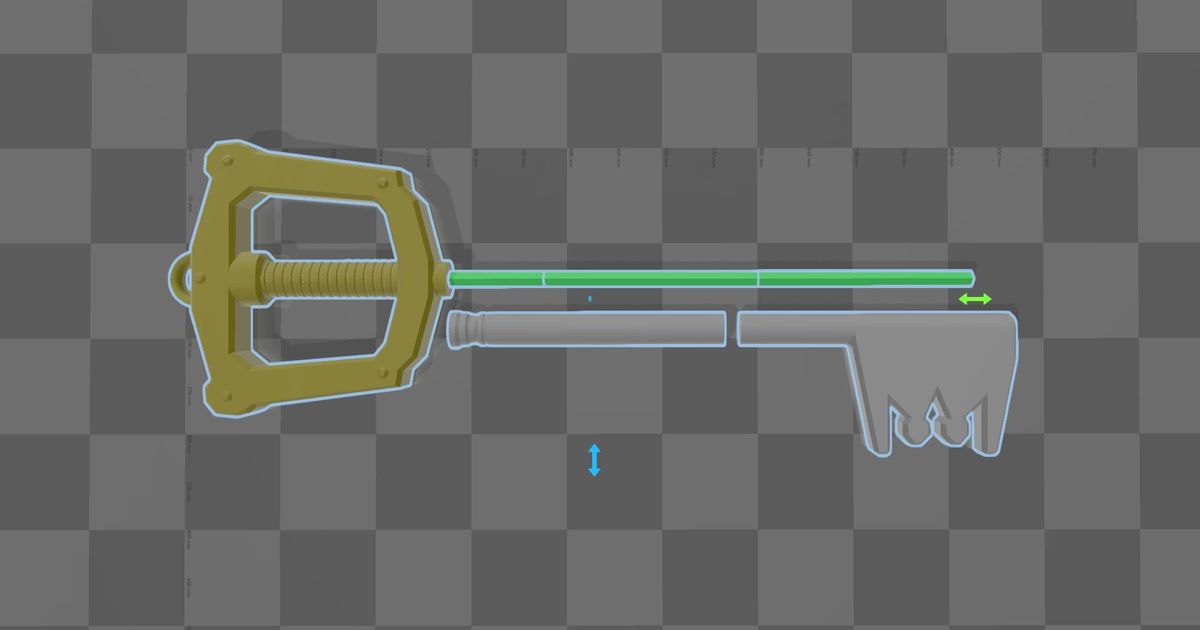 Kingdom Key Keyblade (cosplay) by BbxDesigns | Printables Store