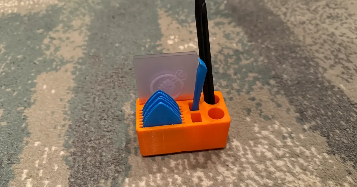 1x2 Gridfinity Refined iFixit Prying Kit Holder by SiriusHollowspell ...