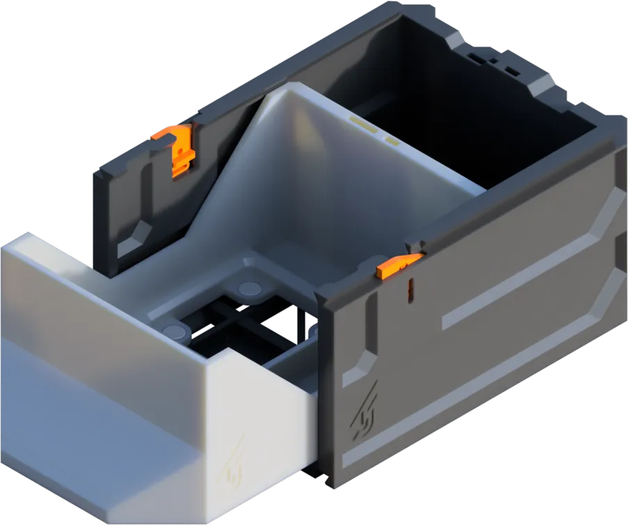 GEN2 1x1 Gridfinity Magnet Single Drawer - MEDIUM by Jerrari | Download ...