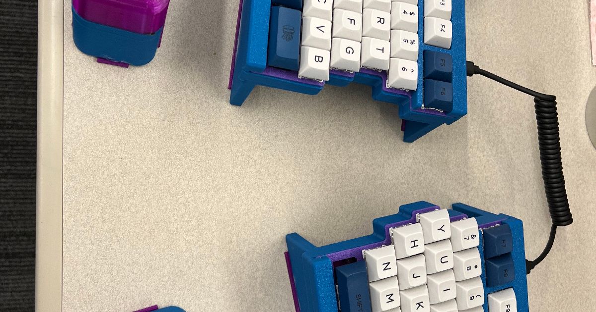 Tented base for Keebio Sinc by ayotornado | Download free STL model ...