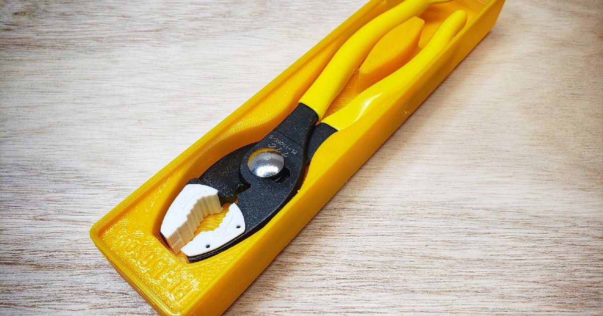 Tsunoda PL-150SC-5 Soft Jaw Plier Gridfinity Bin by A. Gonz. | Download ...