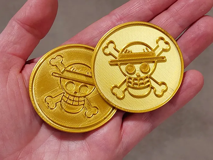 "The One Piece" Anime Treasure Coin Token - with the Straw Hat Pirates ...