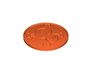 "The One Piece" Anime Treasure Coin Token - with the Straw Hat Pirates ...