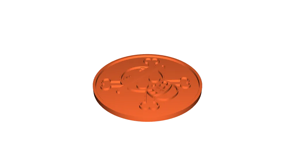 "The One Piece" Anime Treasure Coin Token - with the Straw Hat Pirates ...