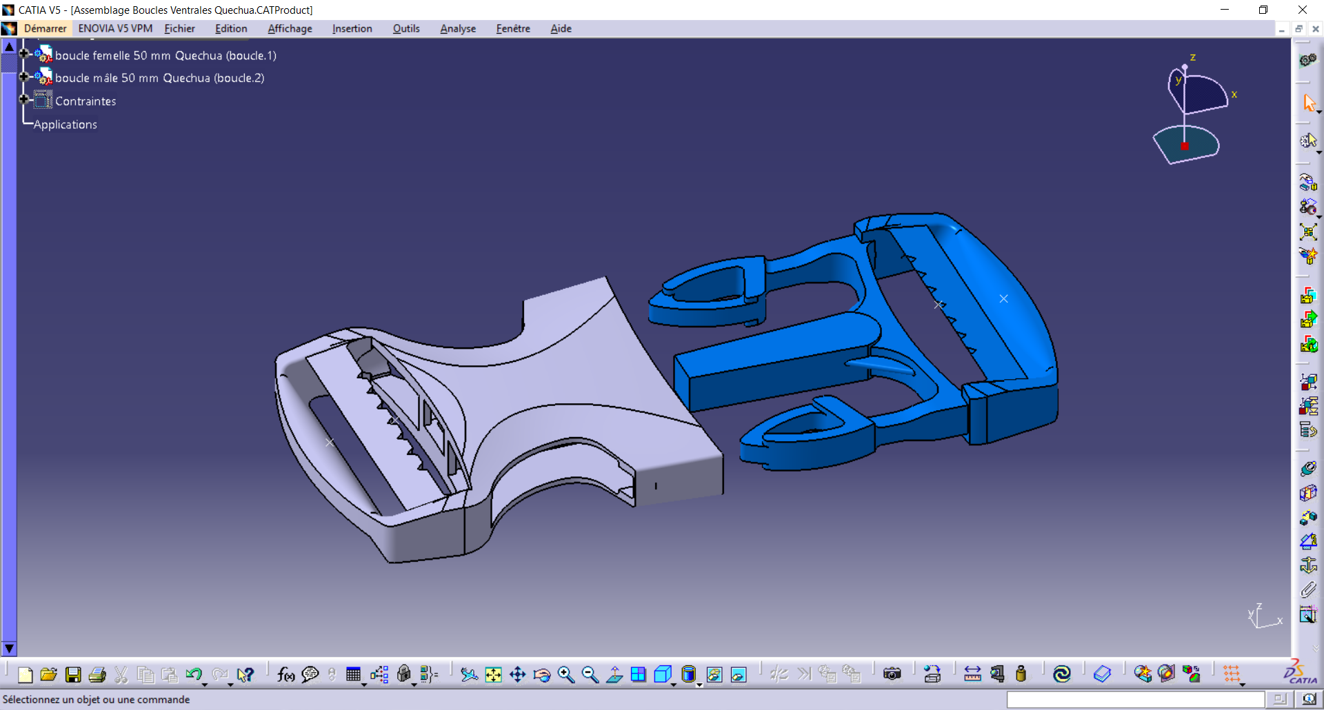 backpack Buckle 50 mm x 55 mm by PixelCrafter | Download free STL model ...