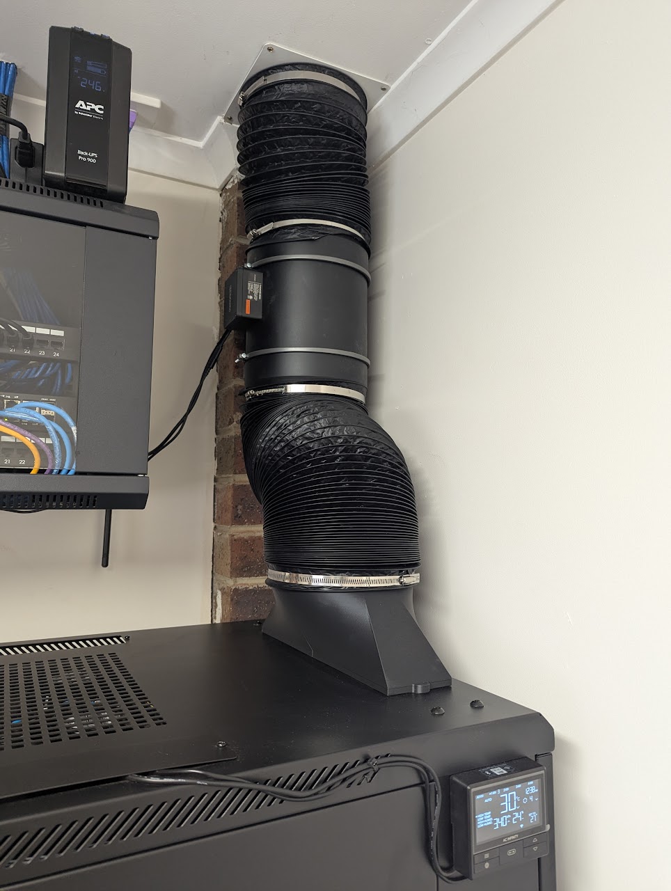 Server Cabinet Exhaust Duct by Turnt | Download free STL model ...