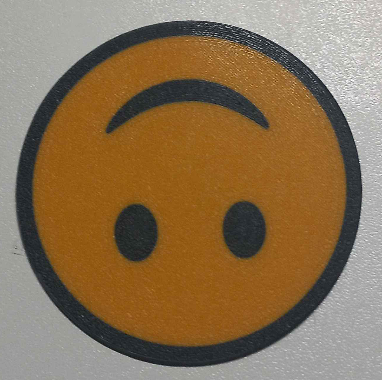 UpsideDown/Inverted Smiley Magnet (parametric) by mosselini1 | Download ...