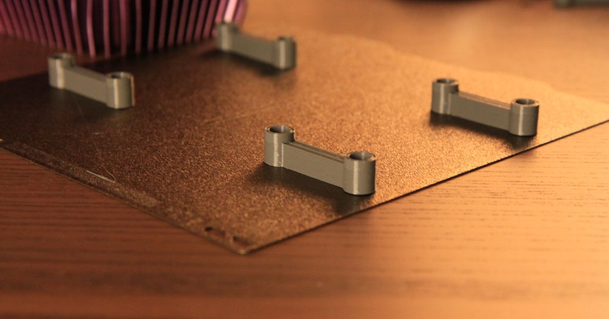 V2 Tiny Strong Bracket for PC under desk mount by jusio | Download free ...