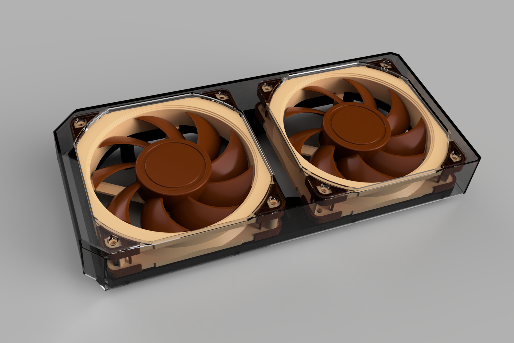 Fan shroud for EVGA RTX 3080 FTW3 Ultra Gaming to fit 2x 120mm fans by ...