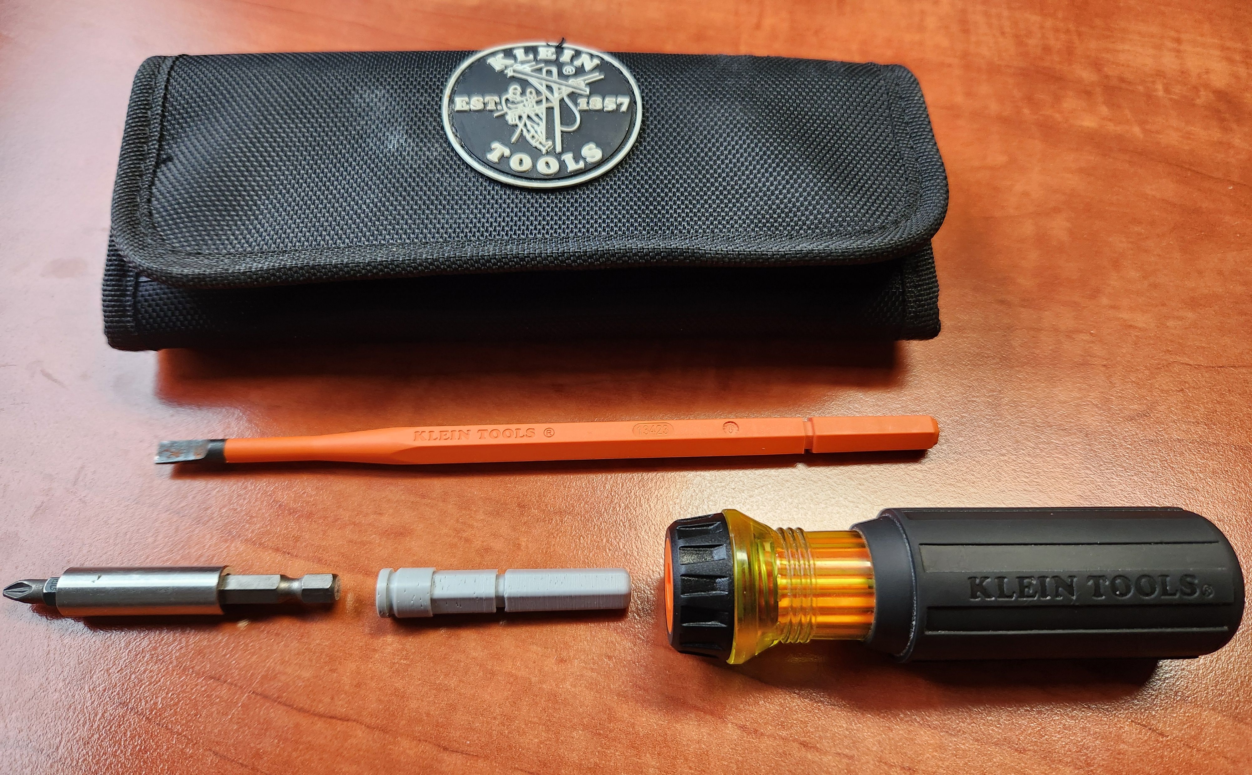 Adapter for Klein Tools screwdriver 9mm to regular hexbit or hexbit ...
