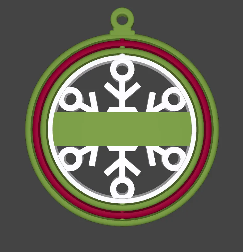 Spinning Snowflake Ornament by Mo | Download free STL model ...