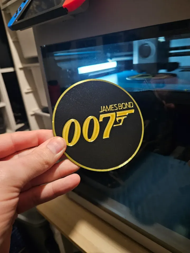 007 James Bond Coaster by Jay3D Designs | Download free STL model ...