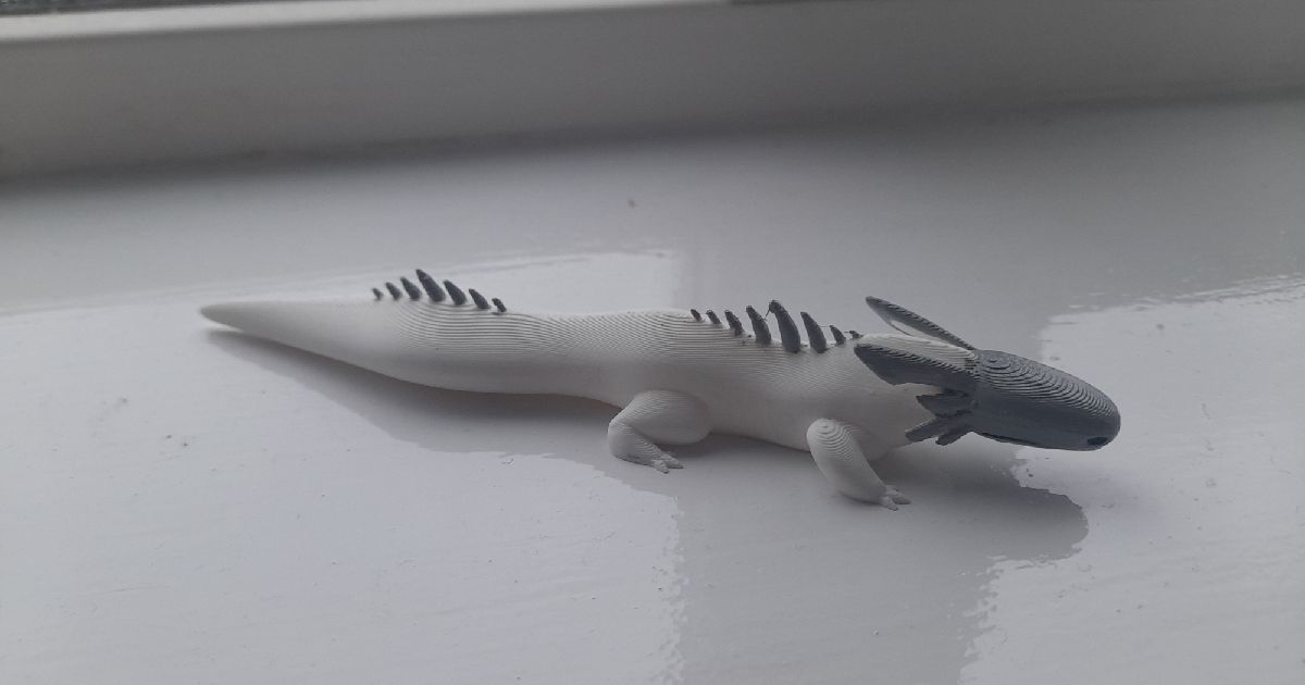 White lizard (Rain world) by Roger-that | Download free STL model ...