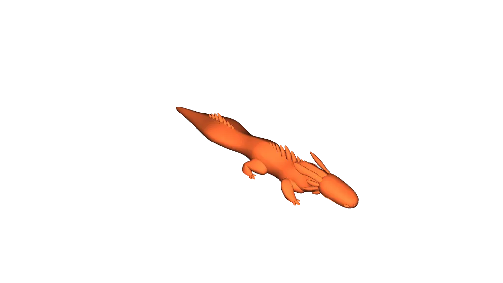 White lizard (Rain world) by Roger-that | Download free STL model ...
