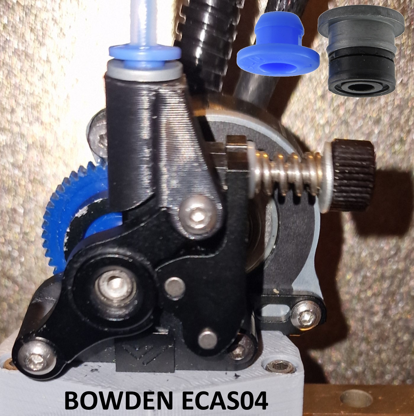 VZ Hextrudort low ECAS mount Bowden adapter by Travis 90x | Download ...