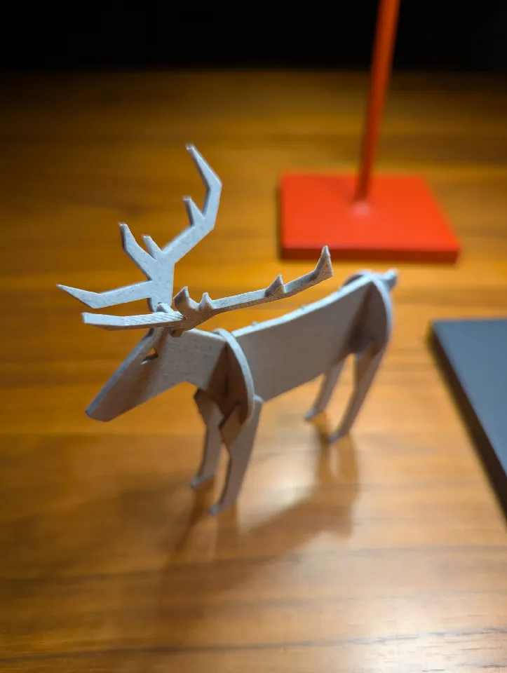 modular deer different variations, card or only parts by EINMALICK ...