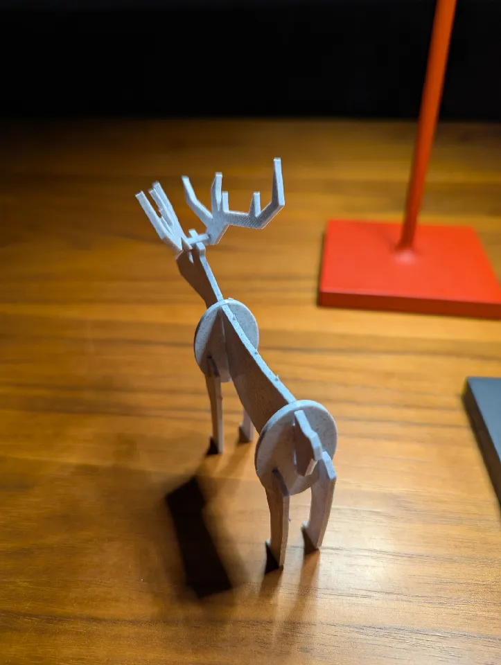 modular deer different variations, card or only parts by EINMALICK ...