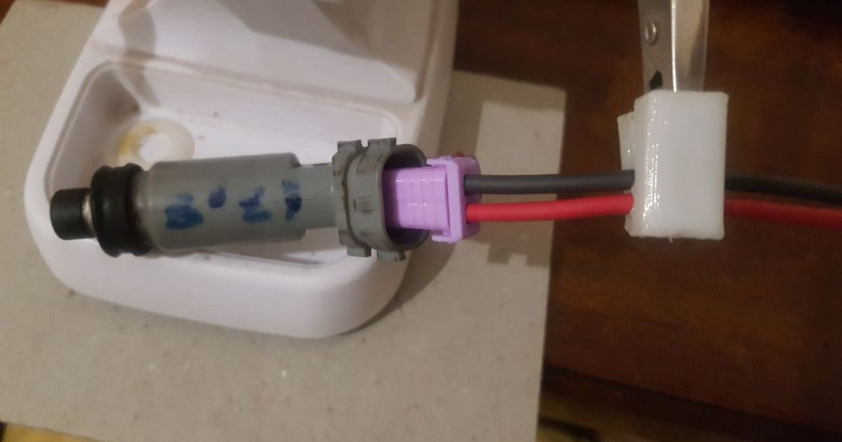 Injector connector plug. by Dave | Download free STL model | Printables.com