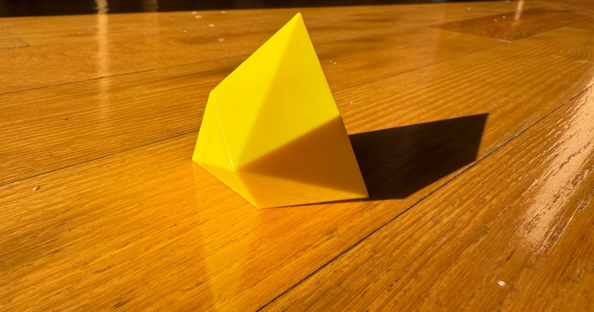Low Poly Spheres: Triakis Tetrahedron by Adam L | Download free STL ...