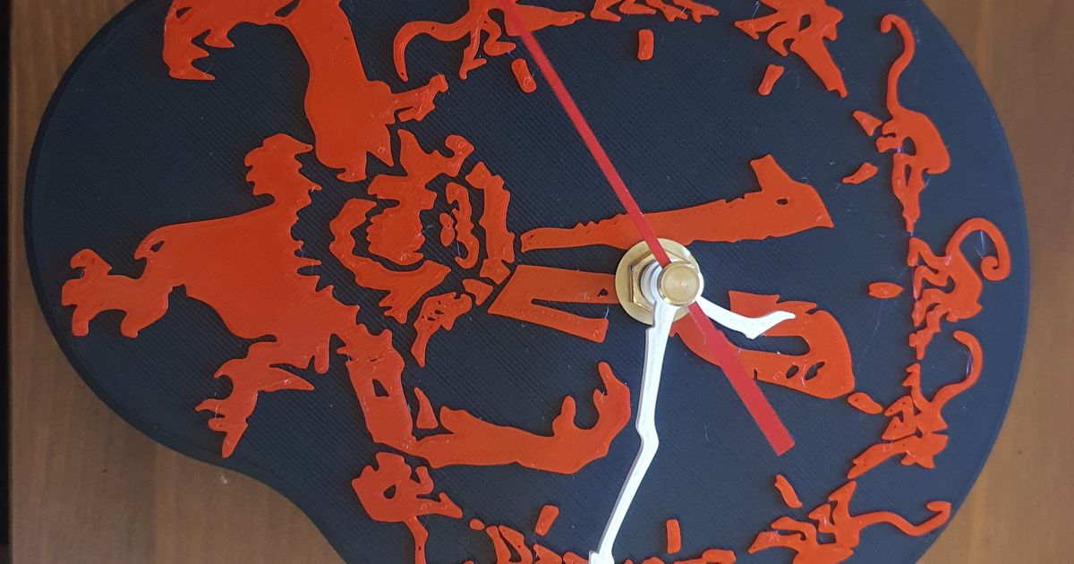 12 Monkeys Clock by Maurice | Download free STL model | Printables.com