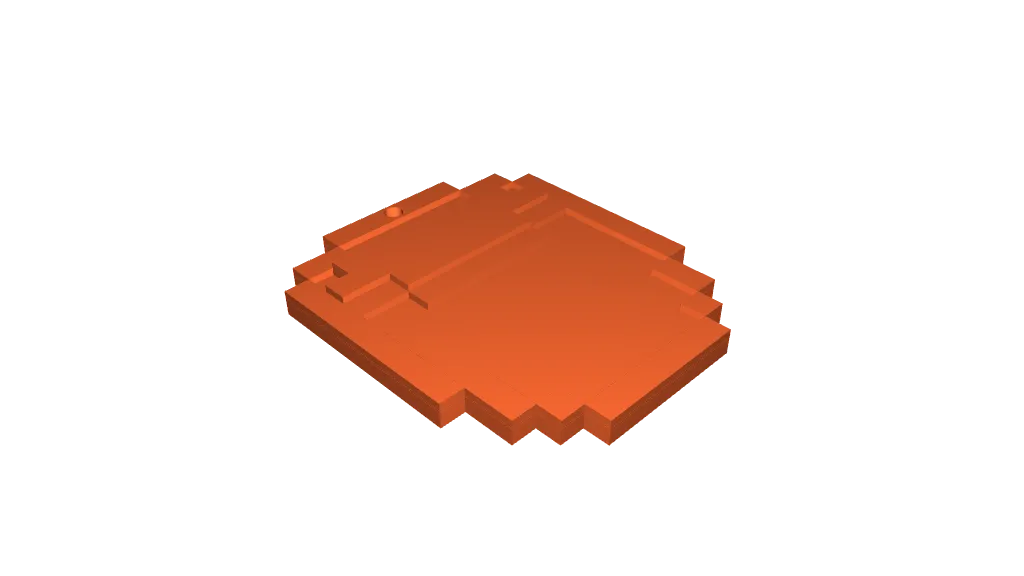 Minecraft Water Bucket keychain by PrintCube3D | Download free STL ...