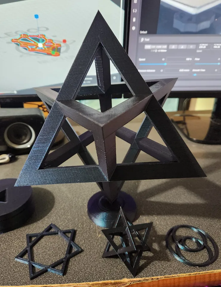 Merkaba Sacred Geometry by AJ Barry | Download free STL model ...