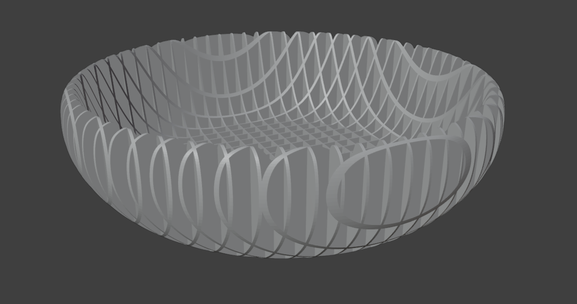 Squares See Through Bowl - Vertically por A2Modeling | Descargar modelo ...