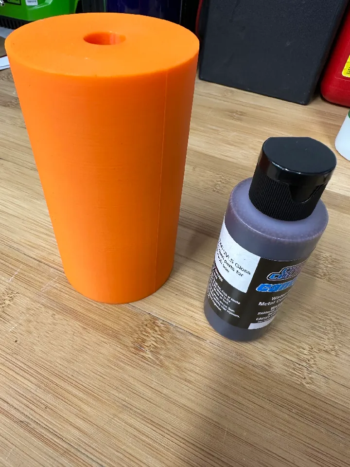 Createx 2 oz. bottle to spray can size adapter by Todd Kinney ...