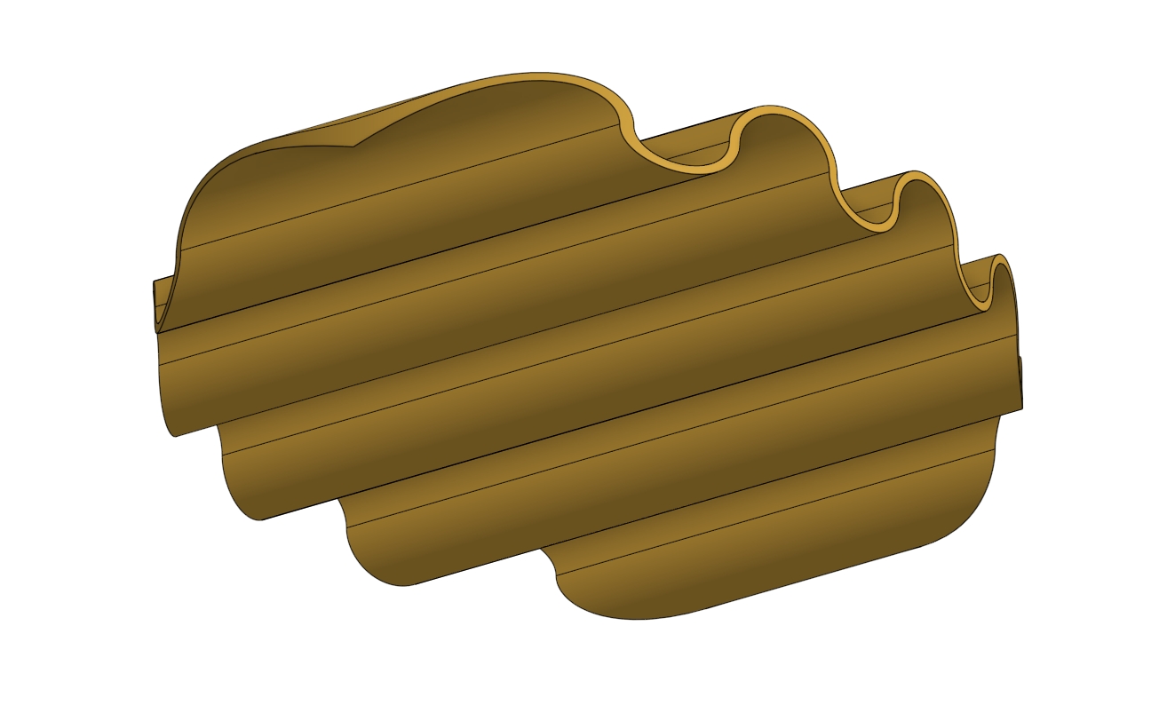 Wave Shape Potato Chip by Tovi | Download free STL model | Printables.com