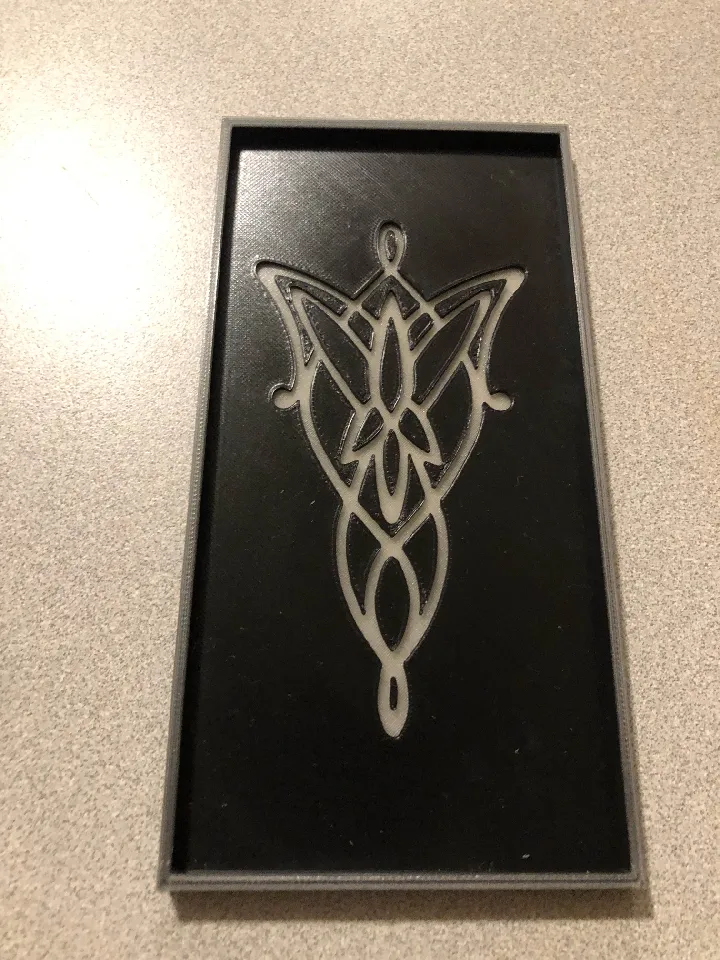 LOTR Evenstar Tray by kvol | Download free STL model | Printables.com
