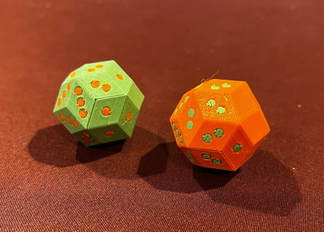 Rhombic Tricontahedron (industrious 15 sided dice) by Gryn | Download ...