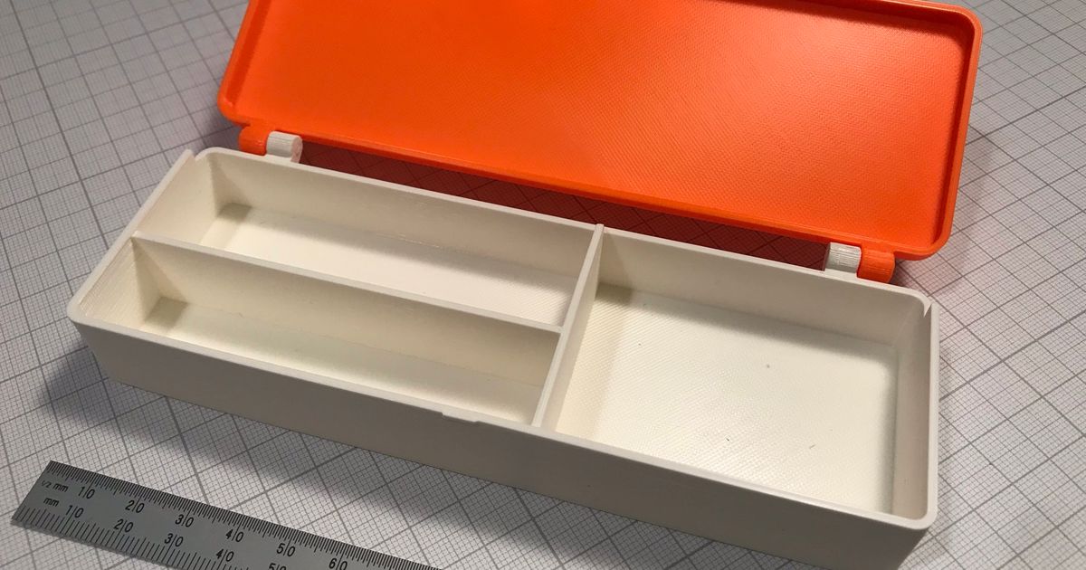Small Storage Box with lid and hinges by Heber | Download free STL ...