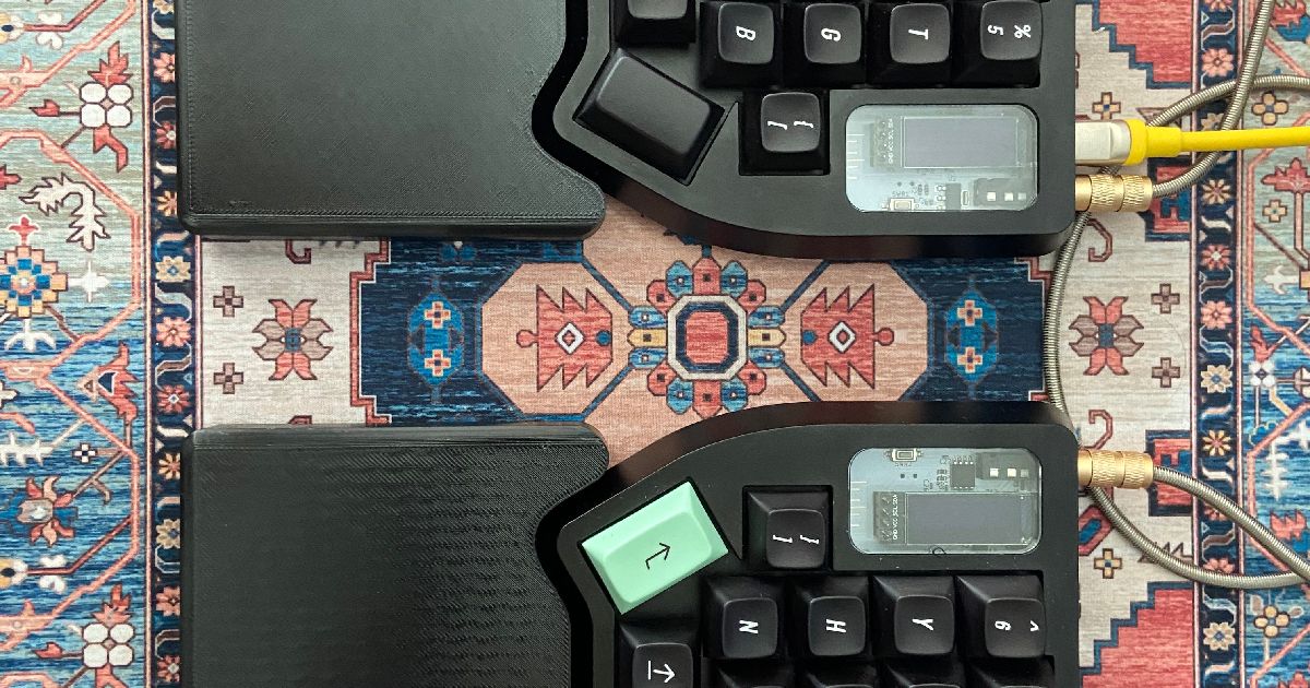 Lulu keyboard wrist rest by ruslanch | Download free STL model ...