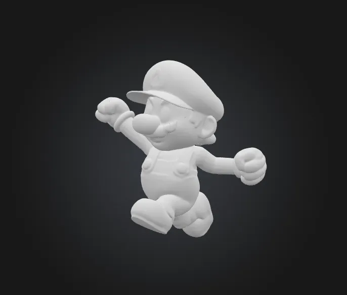 Mario Bros Jumping by G F | Download free STL model | Printables.com