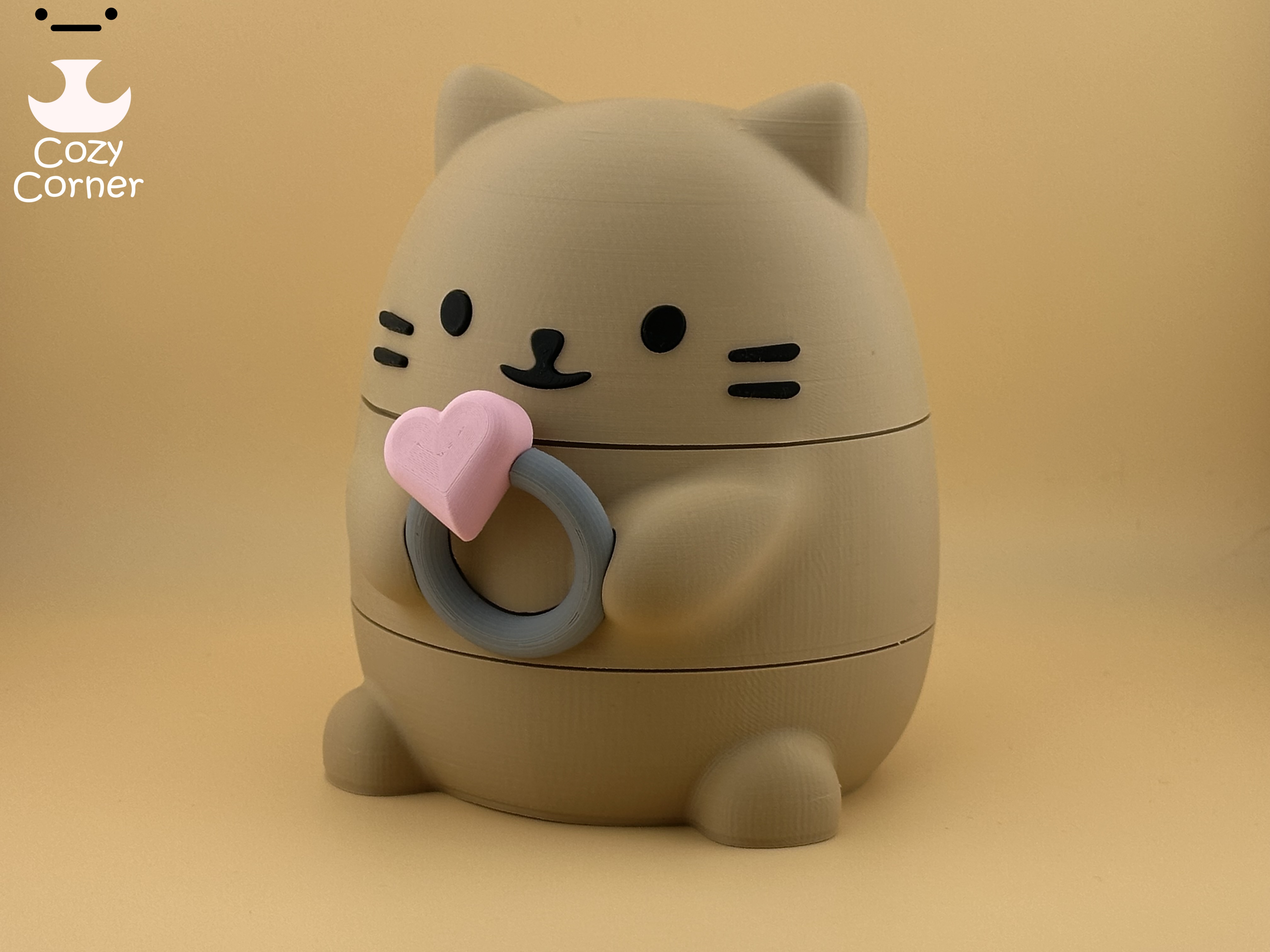 Cat jewelry box by Cozy Corner | Download free STL model | Printables.com