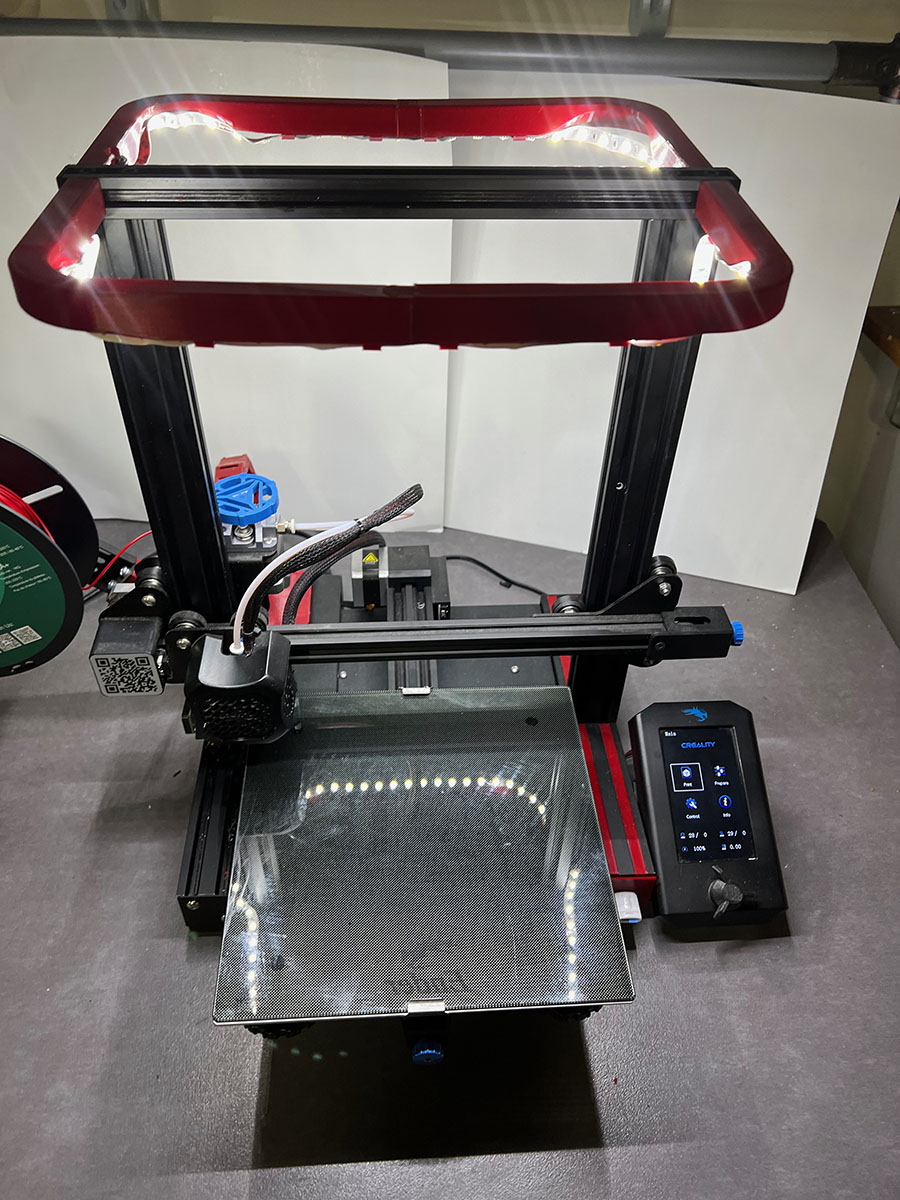 Ender 3 Halo LED light XL by aussieinkguy | Download free STL model ...