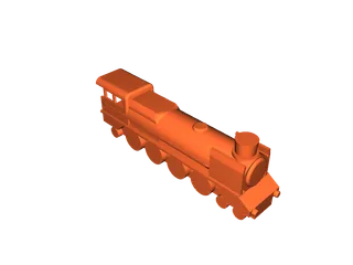 Simple Steam Train by Alexand3DP | Download free STL model | Printables.com