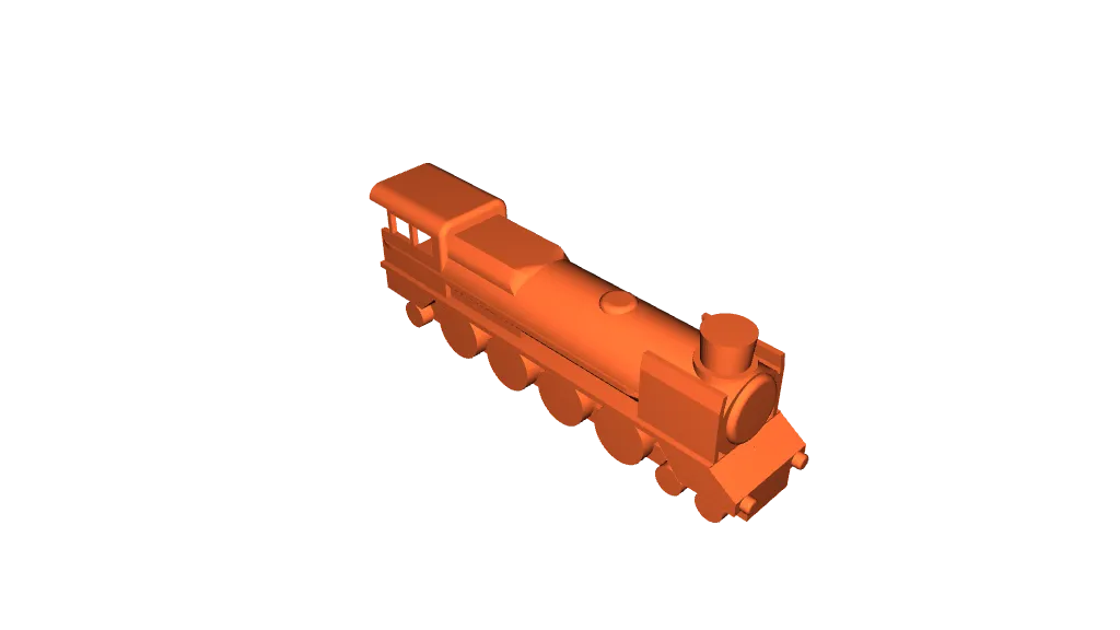 Simple Steam Train by Alexand3DP | Download free STL model | Printables.com