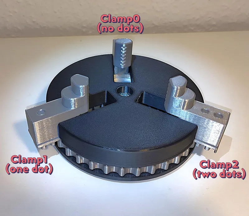 Three-Jaw Chuck for Highly Adjustable Ball Vice System by vono-art ...