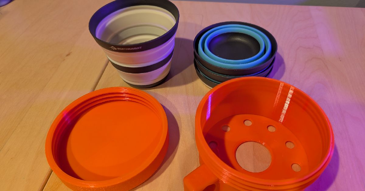 Jetboil Collapsible Cup Storage Addition by Jrprusa | Download free STL ...